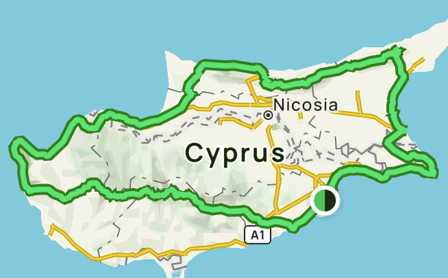 Map Of Cyprus Island