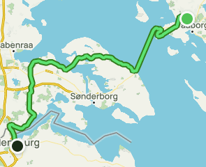 Funen to Flensburg, Region of Southern Denmark, Denmark - Map, Guide ...