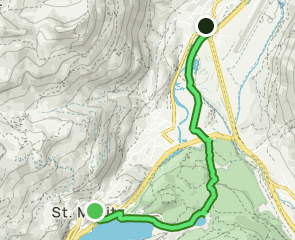 Saint Moritz - Samedan via Staz lake, Graubünden, Switzerland - 6 ...