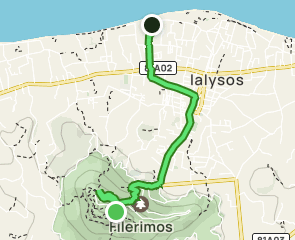 Filerimos Hill to Ialyssos Bay, Rhodes, Greece - 28 Reviews, Map ...