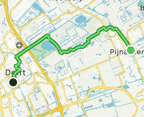 Delftse Hout: Station Pijnacker - Station Delft, South Holland ...