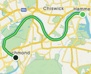 Thames Path National Trail: Hammersmith Bridge to Richmond Bridge ...