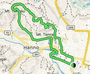 Mt. Tonosu - Mt. Tenran - Hanno Station Loop, Saitama, Japan - 14 ...
