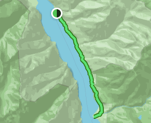 Chelan Lakeshore Trail to Moore Point Campground, Washington - 167 ...
