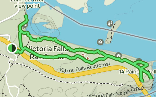 Victoria Falls Map