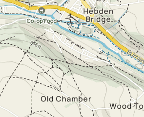 Hebden Bridge and Old Chamber Circular, West Yorkshire, England - 120 ...