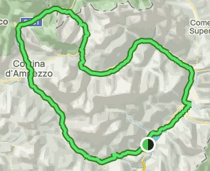 Anello Cadore via Ciclabile delle Dolomiti, Veneto, Italy - Map, Guide ...