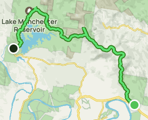 Moggill to Lake Manchester via Mermaid Mountain, Queensland, Australia ...