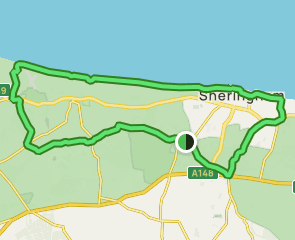 Upper Sheringham, Kelling and Sheringham Circular, Norfolk, England ...