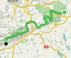 Brugg - Bänkerjoch - Hauenstein Pass - Oberdorf, Aargau, Switzerland ...