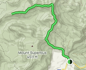 Stern Lookout via Mount Superbus, Lizard Point and Steamers Trails: 309 ...