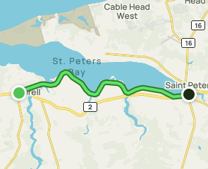 Confederation Trail: Morell to St. Peters, Prince Edward Island, Canada ...