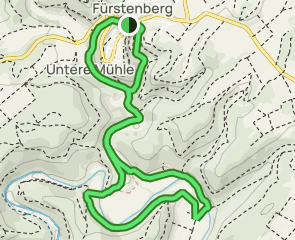Reckenberg Castle from Fuerstenberg, Hesse, Germany - Map, Guide ...