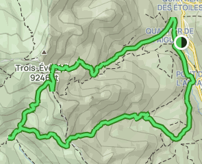 GRP® Tours du Haut-Verdon, Le Massif de L'Estrop, Alpes-de-Haute ...