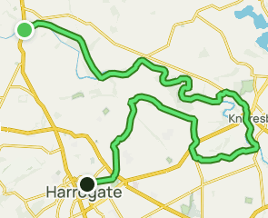 Nidd Gorge to Harrogate via Knaresborough, North Yorkshire, England - 8 ...