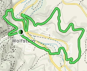 Wolfstein - Wolfsweg "Rund um Wolfstein", Rhineland-Palatine, Germany ...