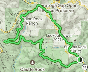 Castle Rock, Saratoga Gap and Ridge Trail Loop, California - 1,564 ...