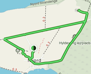 Nyord By - Kirkegården - Møllestangen, Zealand, Denmark - Map, Guide ...