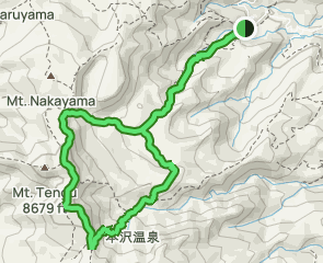 Nakayama Pass - Mount Tengu - Hutte Natsuzawa Loop: 1 Reviews, Map ...