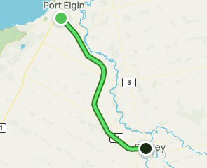 Bruce County Rail Trail: Port Elgin to Paisley, Ontario, Canada - 19 ...