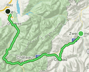 Lakes Route: Zweisimmen - Chateau d'Oex - Bulle, Bern, Switzerland ...
