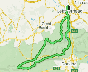 Leatherhead, Ranmore Common and Ashcombe Wood: 48 Reviews, Map - Surrey ...
