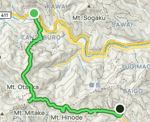 Mount Hinode - Mount Mitake - Mount Otsuka, Tokyo, Japan - Map, Guide ...