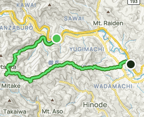 Mount Mimuro - Mount Hinode - Mount Mitake, Tokyo, Japan - Map, Guide ...