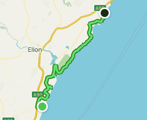 Coastal Path - Balmedie to Bullers of Buchan, Aberdeen, Scotland - Map ...