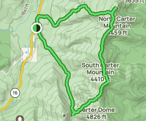 Nineteen Mile Brook, Carter Moriah, and Imp Trails Loop - New Hampshire ...