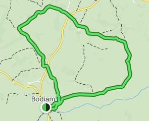 Bodiam Castle and Sandhurst Cross Circular: 180 Reviews, Map - East ...