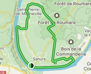 Banks of the Seine - Forest of Roumare - Castles of Sahurs, Seine ...