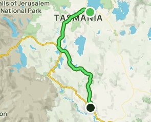 Tasmanian Trail: Miena to Ouse, Tasmania, Australia - Map, Guide ...