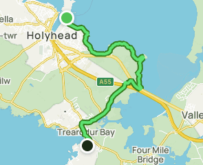 Holyhead Port to Trearddur Bay, Anglesey, Wales - 13 Reviews, Map ...