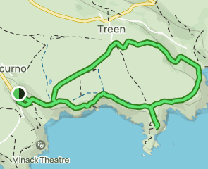 Porthcurno and Penberth Circular, Cornwall, England - 44 Reviews, Map ...