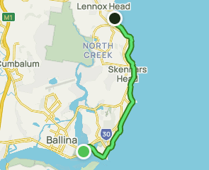 Ballina to Lennox Head, New South Wales, Australia - 54 Reviews, Map ...