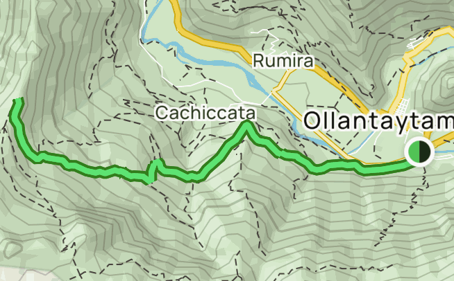Ollantaytambo Map
