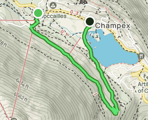 Champex-Lac: Sentier des Fougères: 5 Reviews, Map - Valais, Switzerland ...