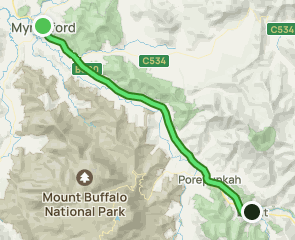 Murray to Mountains Rail Trail: Myrtleford to Bright, Victoria ...