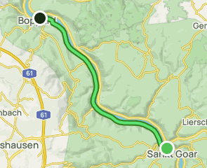 Von St.Goar nach Bad Salzig: 21 Reviews, Map - Rhineland-Palatine ...