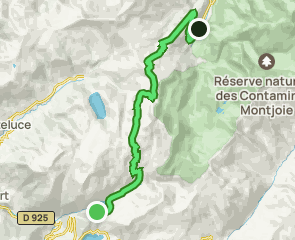 La Gittaz - Les Contamines via the Tête du Lac de Roselette, Savoie ...