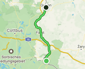 Oder-Neiße-Radweg (D-Route 12) Etappe 3: Bad Muskau - Guben, Saxony ...