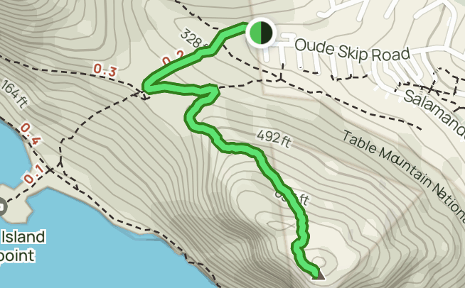 Table Mountain Trail Map South Africa | Cabinets Matttroy