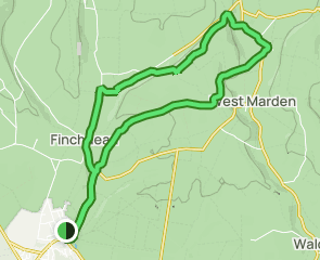Rowlands Castle, Compton and Idsworth Circular, Hampshire, England - 30 ...