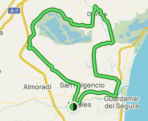 Rojales - El Hondo - Salinas de Santa Pola, Alicante, Spain - Map ...