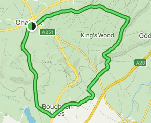 Challock, Boughton Aluph and King's Wood Circular, Kent, England - 57 ...