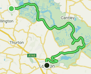 Wherryman's Way: Rockland St Mary to Loddon, Norfolk, England - 8 ...