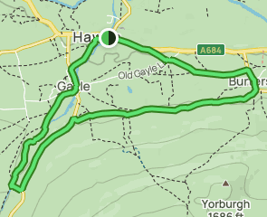 Hawes, Aysgill Force and Burtersett Circular, North Yorkshire, England ...