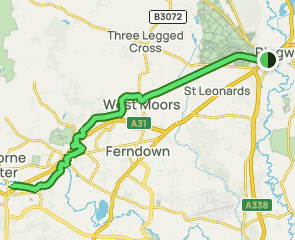 Castleman Trailway: Ringwood to Wimborne Minster, Hampshire, England ...