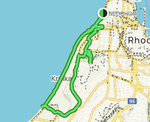 Acropolis, Ancient Stadium and Theatre of Rhodes - Ixia Beach, Rhodes ...